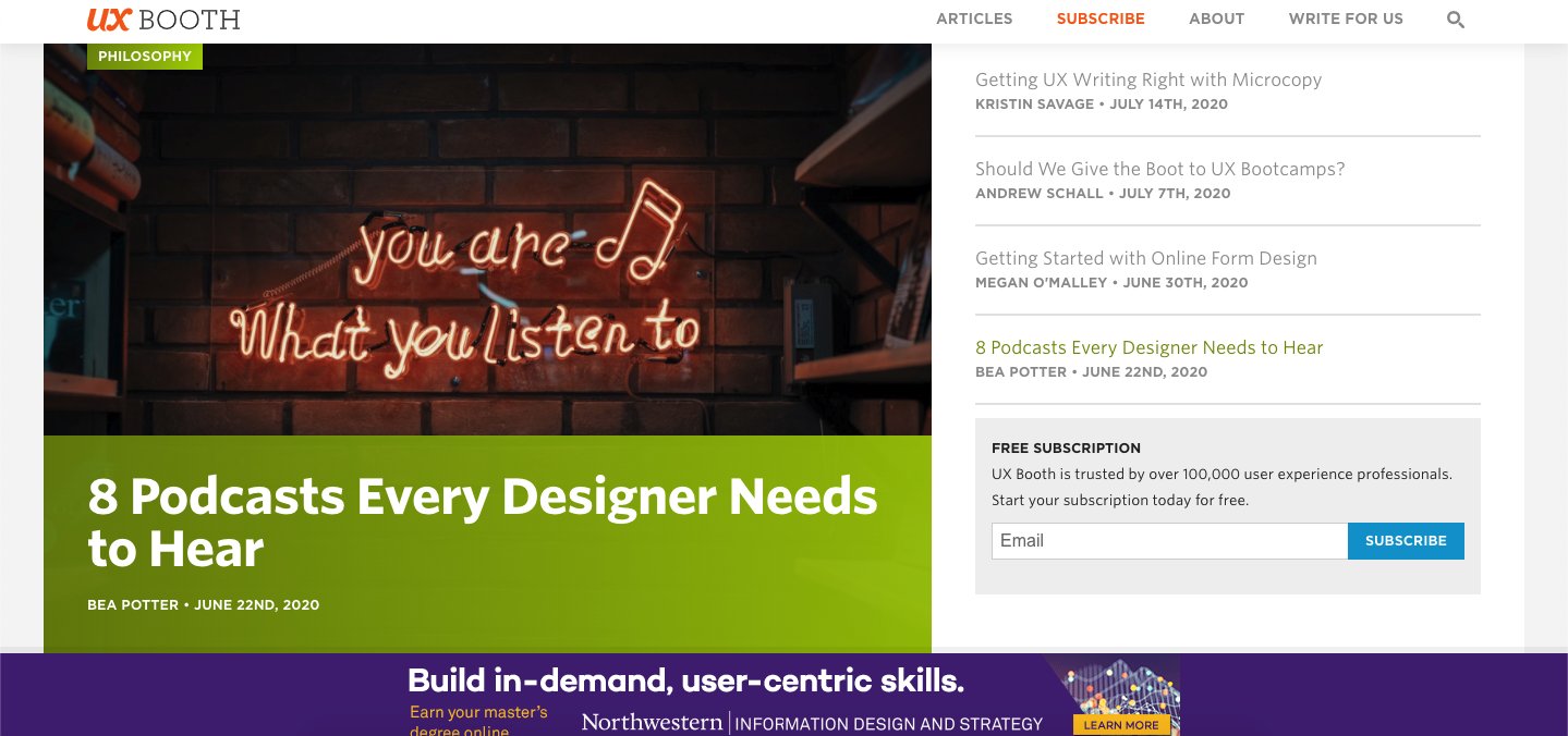 Here's Our Pick of Top 30 UX Blogs to Follow - Fantastech.co!